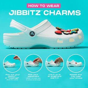 CROCS | Accessories | Jibbitz Crocs Charms Uniquely You Retro 5piece ...